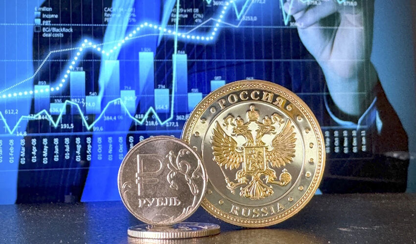 The ruble has become the strongest currency of 2025 - Bloomberg - logos ...